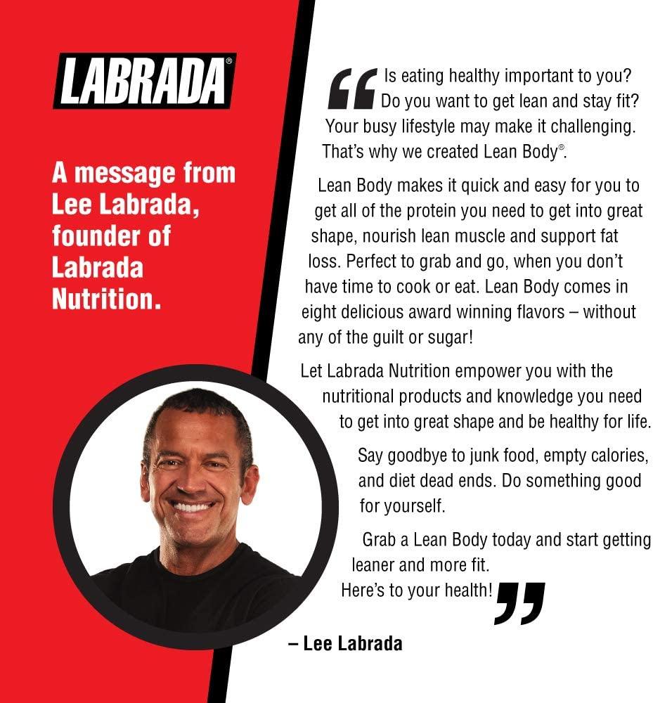 Labrada Nutrition Lean Body RTD Whey Protein Shake - Salted Caramel ...