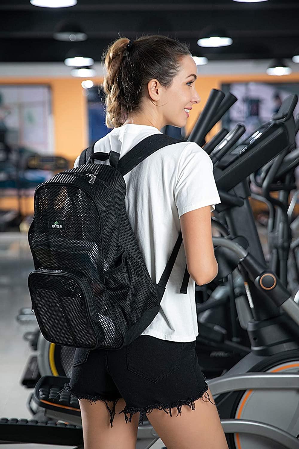 Heavy Duty Mesh Backpack, Mesh Backpack for Commuting, Swimming, Travel ...