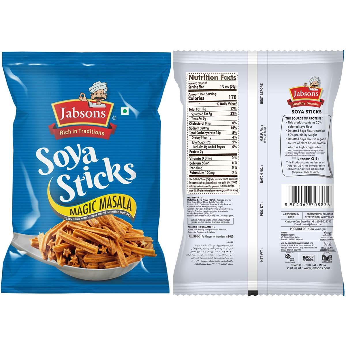 Jabsons Soya Sticks 540g (3 PACK, Variety MIX) | Buy Now with Express International Delivery ...