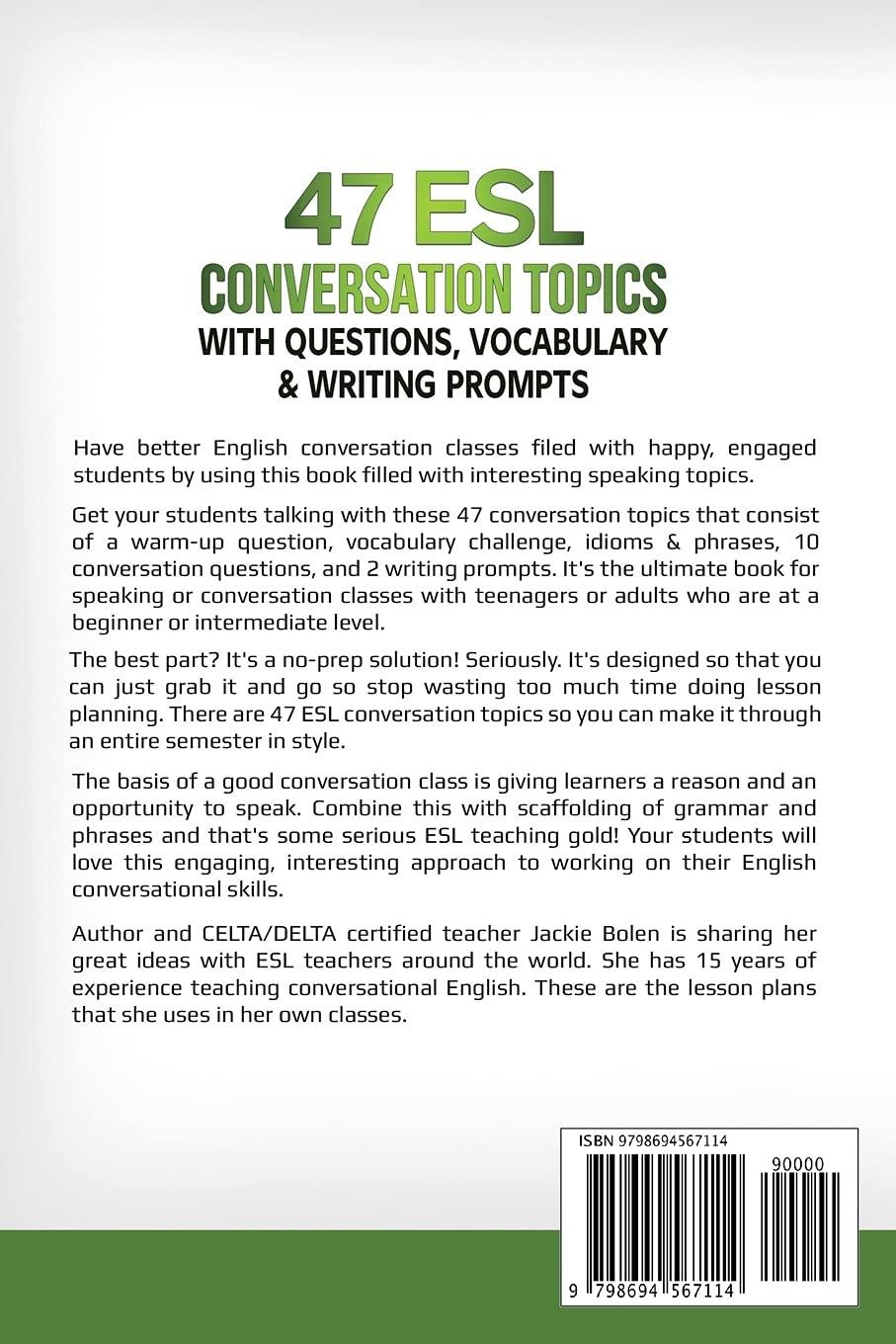 47 ESL Conversation Topics for Beginners & Intermediates | Questions ...