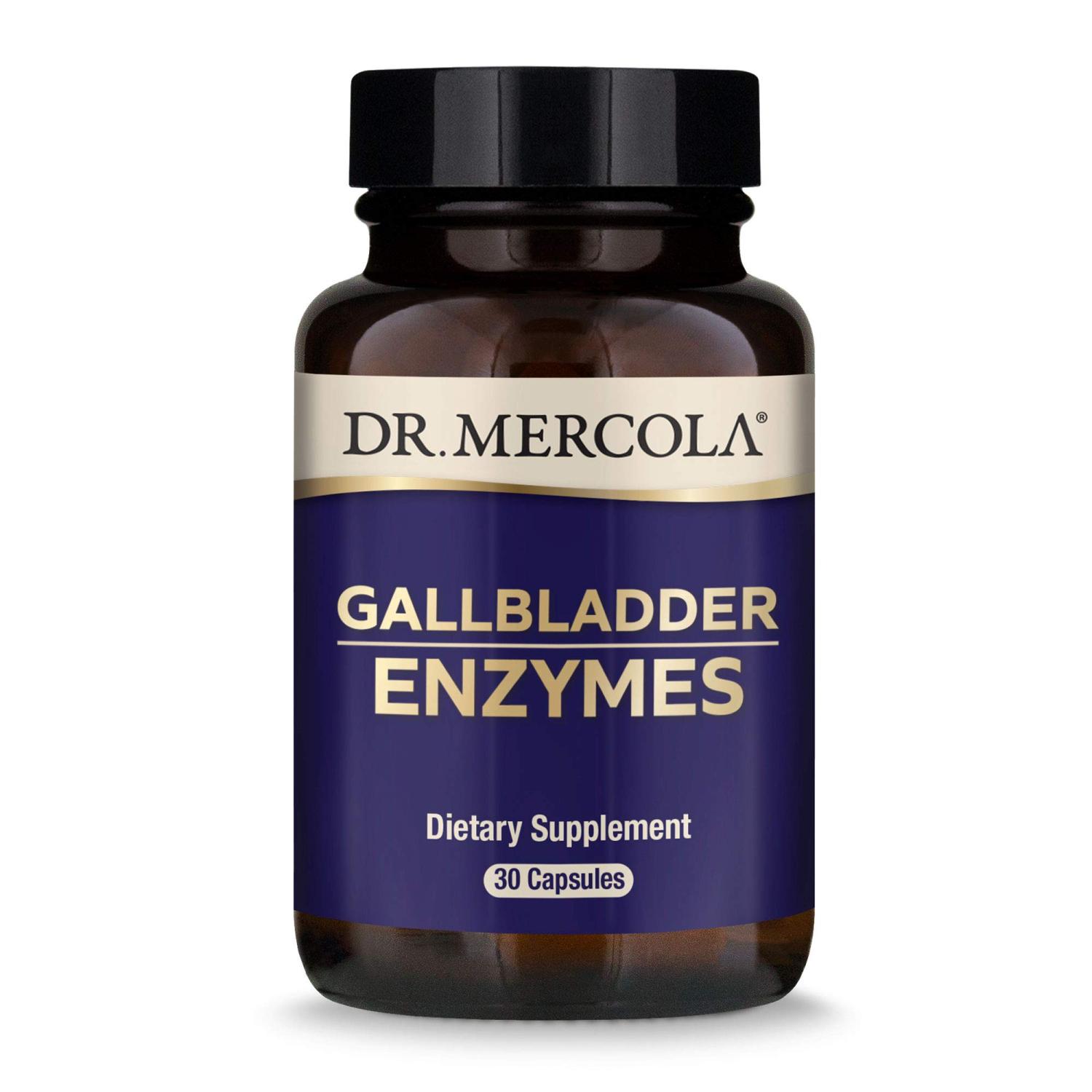 Dr. Mercola Gallbladder Enzymes - 30 Capsules for Digestive Health ...