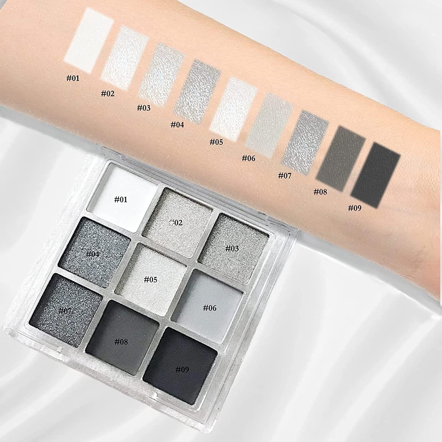 light gray eyeshadow