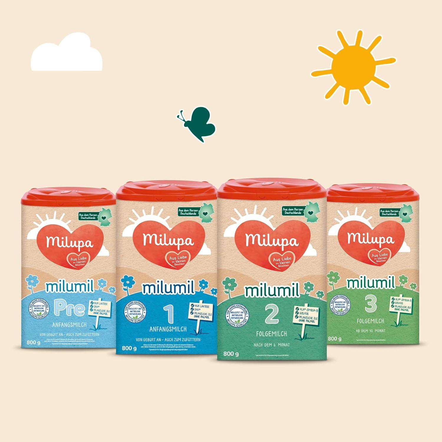 Milupa Milumil Pre-Initial Baby Milk Powder - 800g | Essential ...
