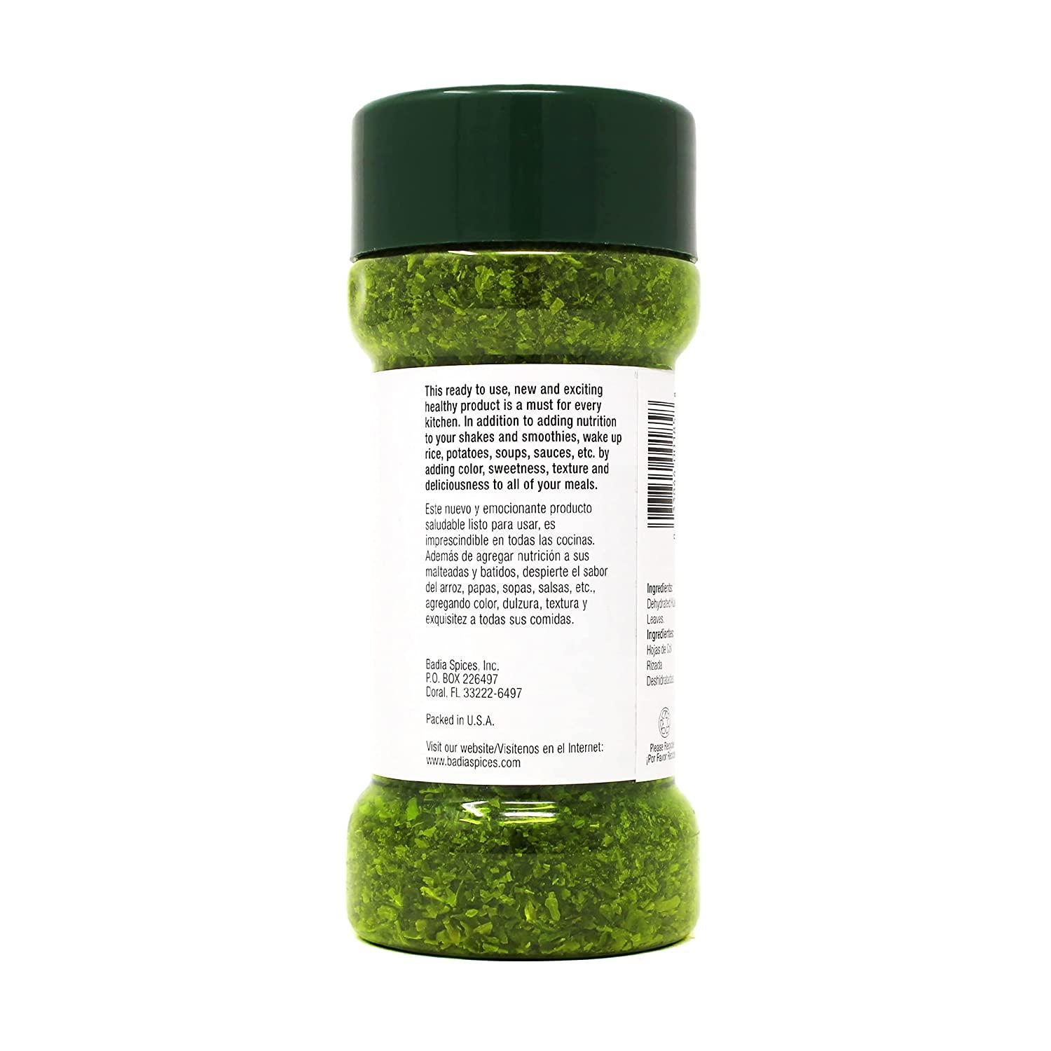 Badia Kale Flakes 8 oz - Organic Dried Kale Flakes for Healthy Cooking ...