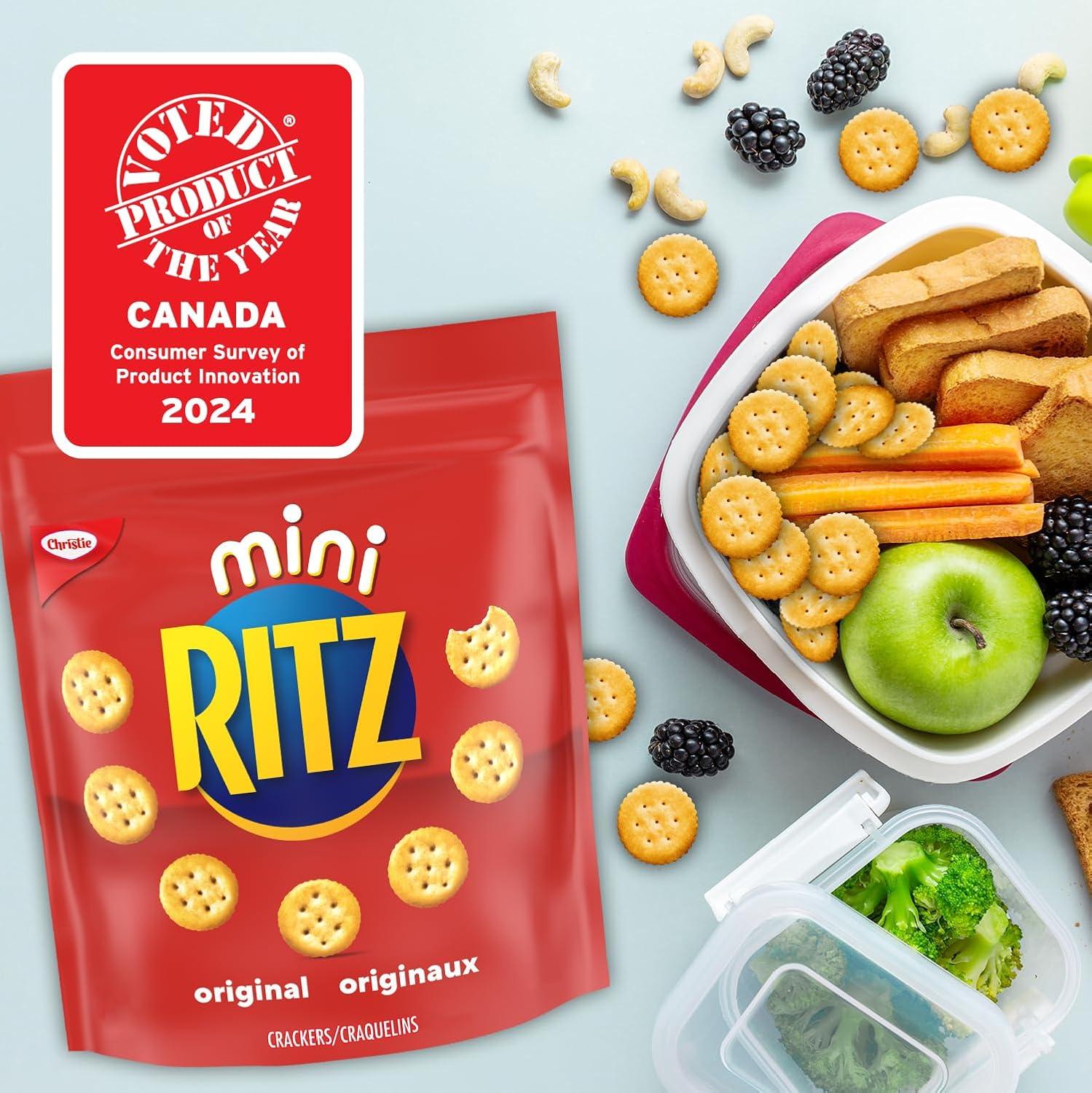 Ritz Crackers Mini Resealable Snack Pack School Snacks 180g Snack Packs ...