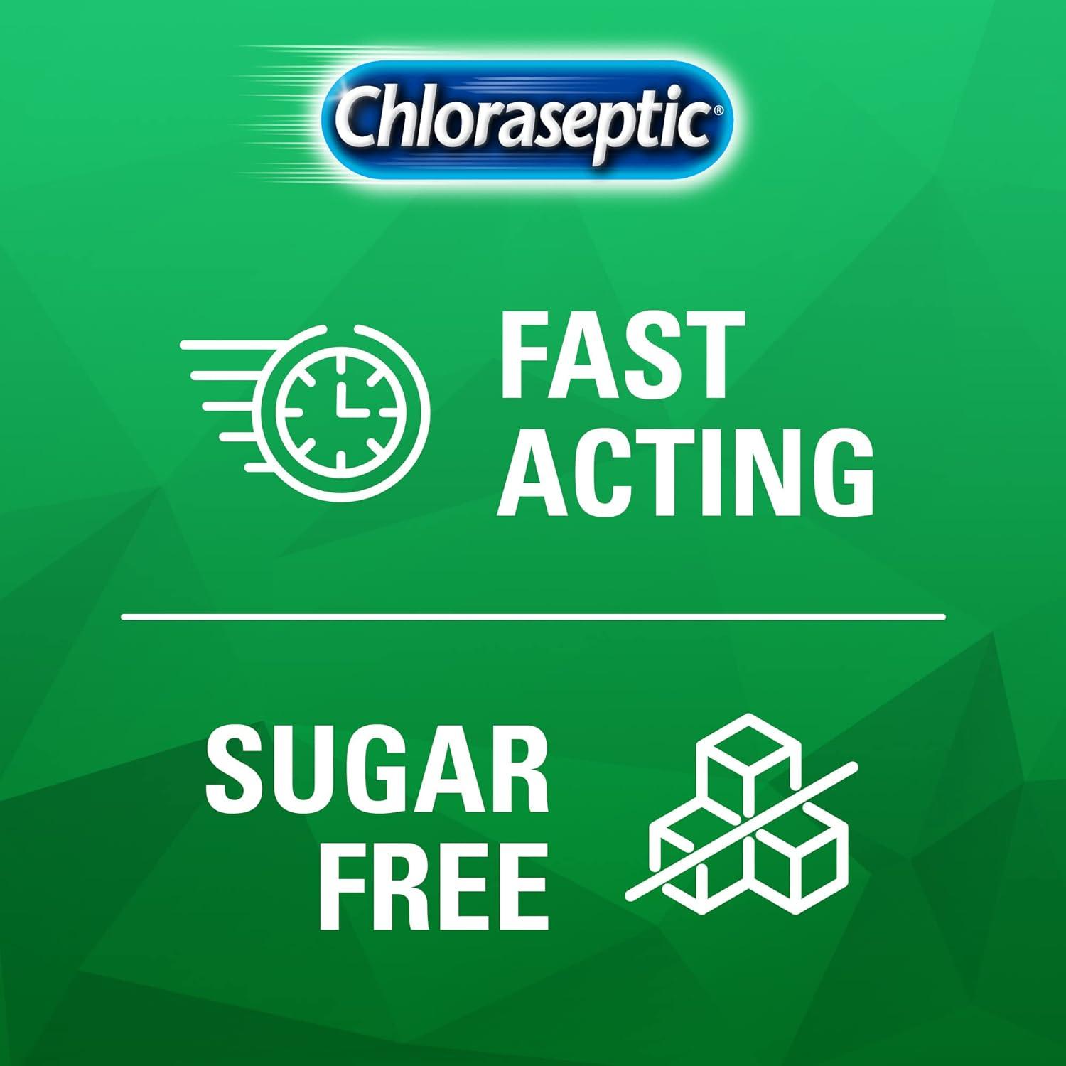 Chloraseptic Sugar-Free Sore Throat Spray Menthol Flavor - 6 Fl Oz ...