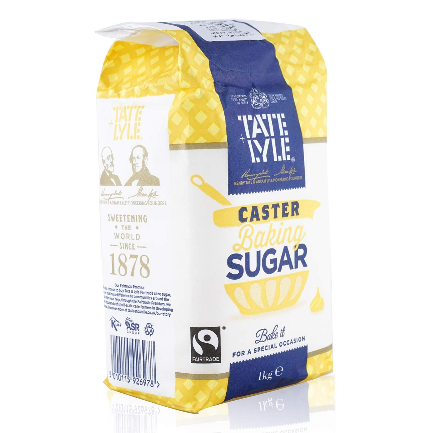Tate + Lyle Fairtrade Caster Baking Sugar 1kg - Premium Quality for Baking | Buy Now with ...
