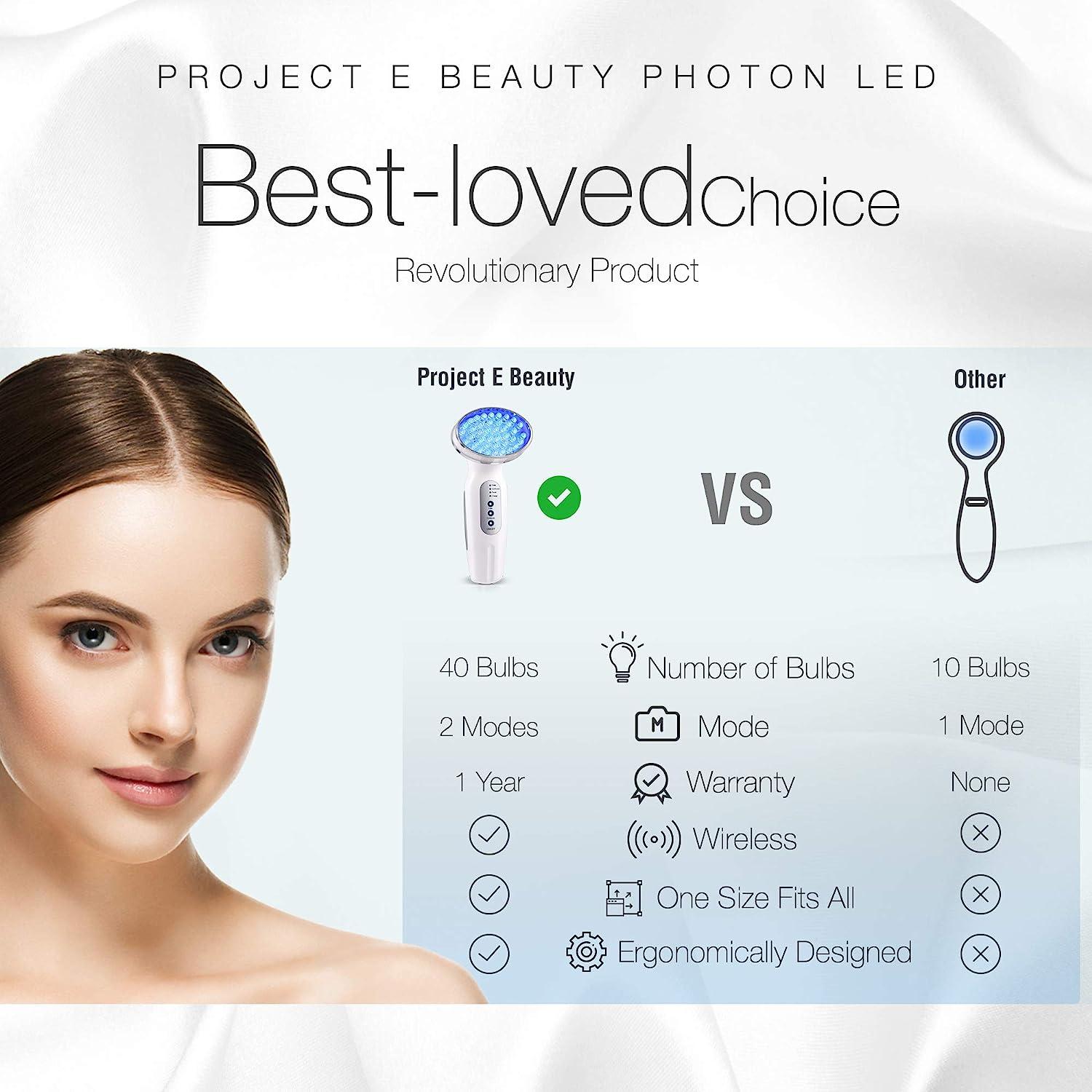 Project E Beauty Blue LED Acne Light Therapy | Anti-Acne Skincare for ...