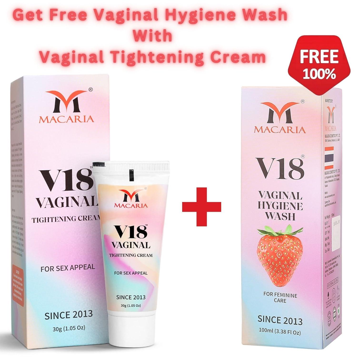 MACARIA V18 Vaginal Tightening Gel & Yoni Wash - Enhance Pleasure & Confidence - International ...