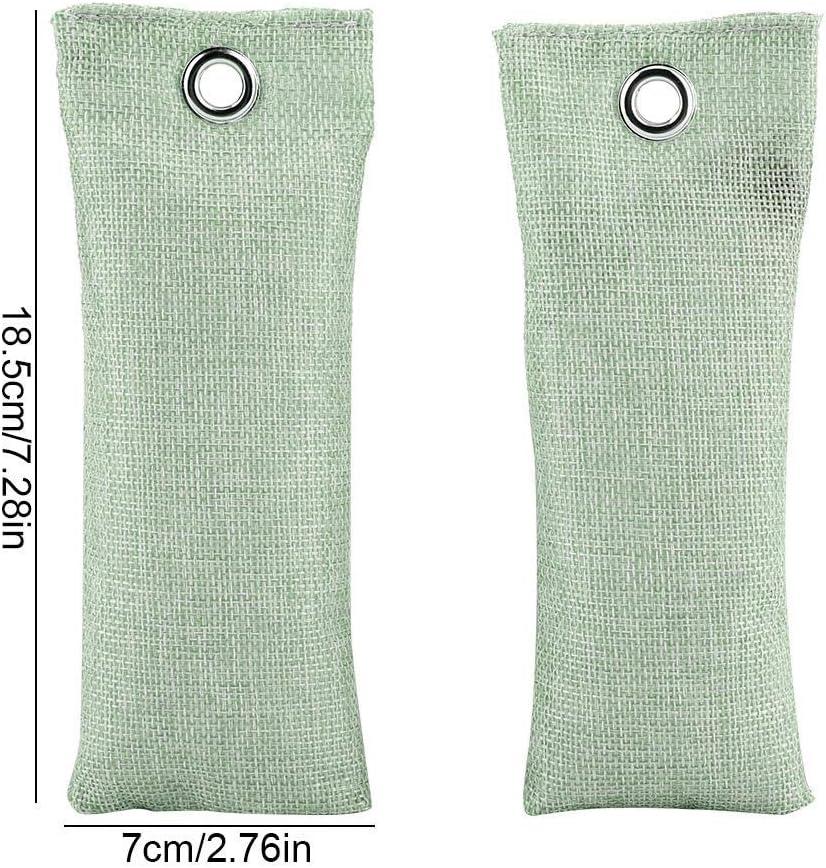 4x Activated Carbon Deodorizers - Natural Bamboo Air Cleaners for Home ...