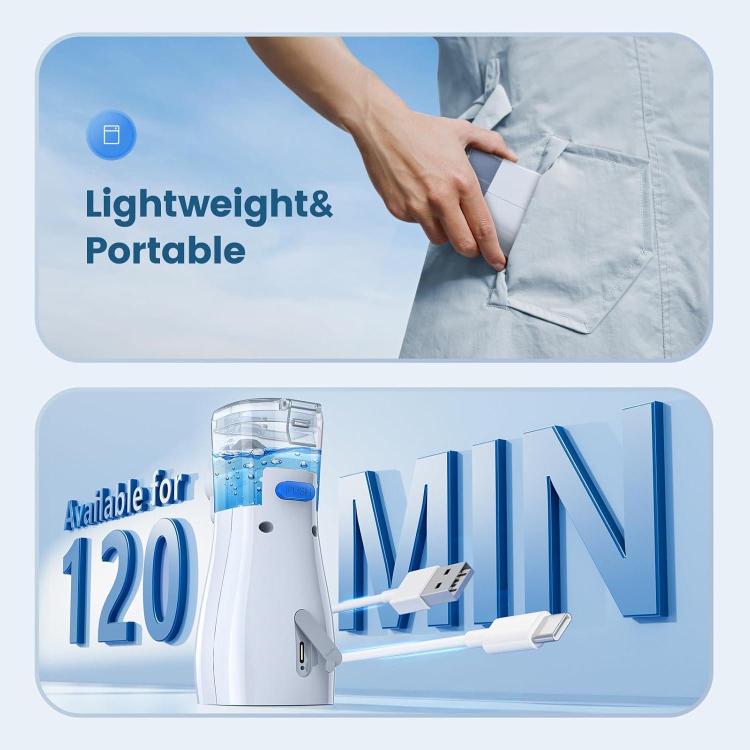 Noise-Free Inhalation Device for Kids & Adults - Long Battery Life ...