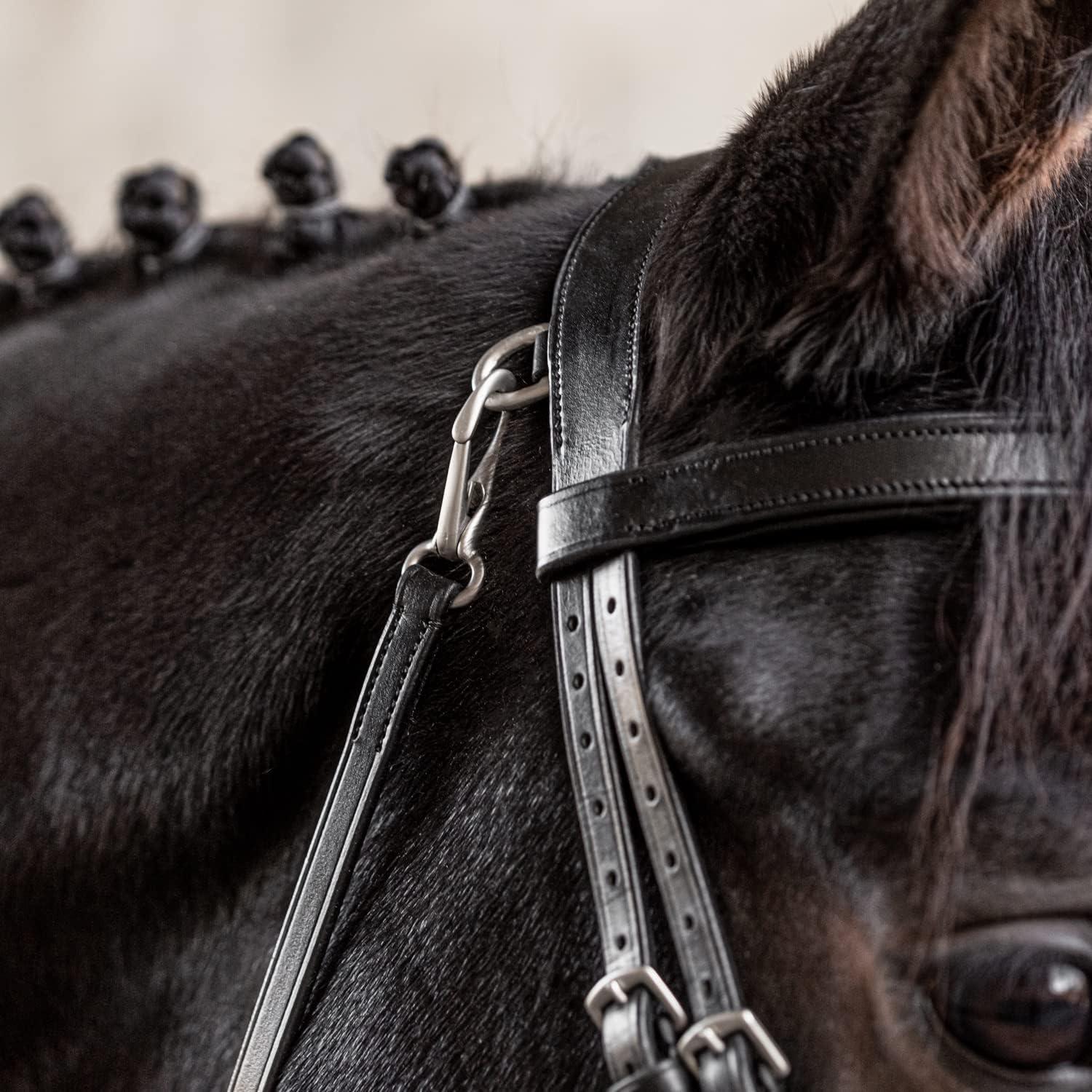 Sunride English Combined Bridle Berlin with Soft Real Leather Reins ...