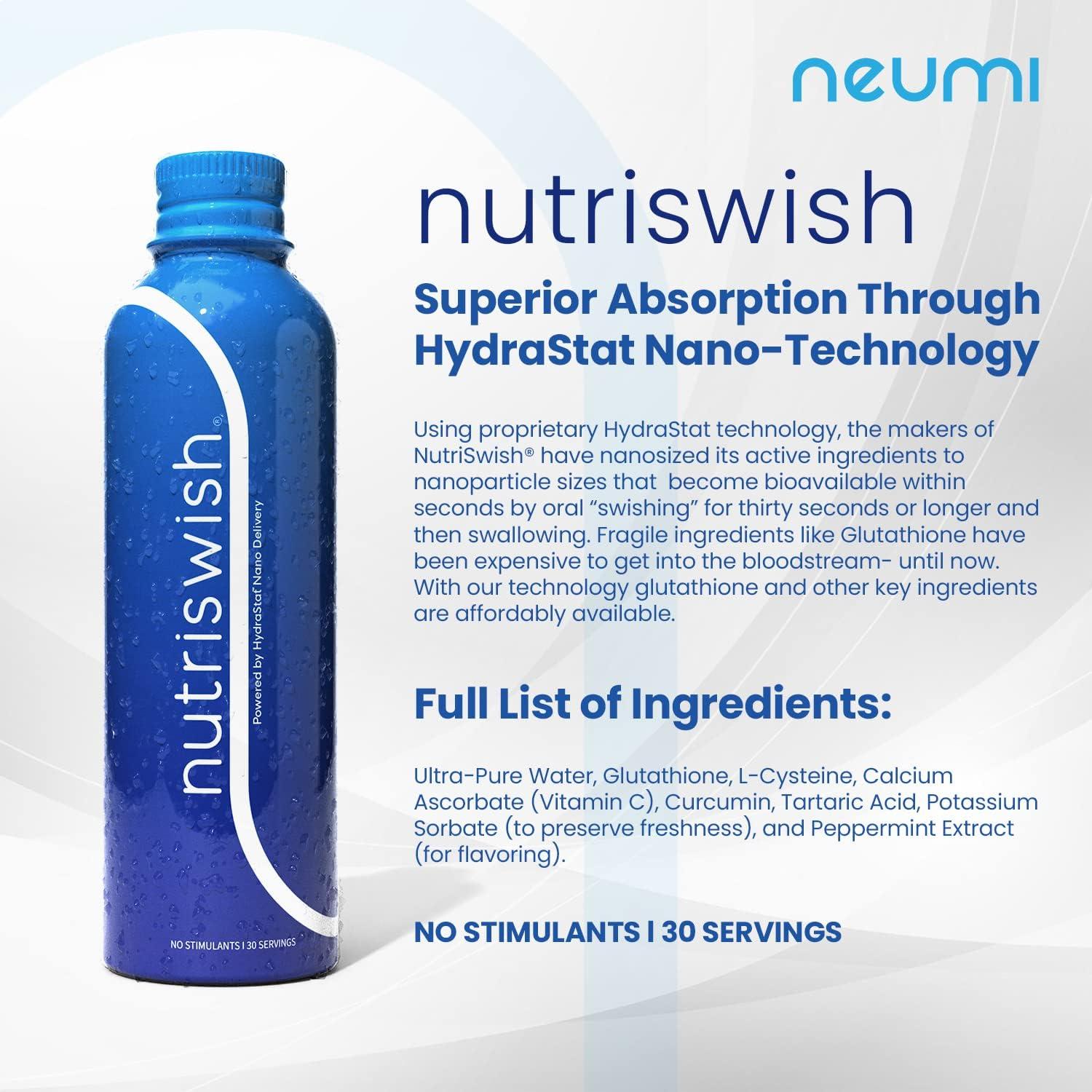 NutriSwish 10 FL OZ Liquid Multivitamin Dietary Supplement with ...