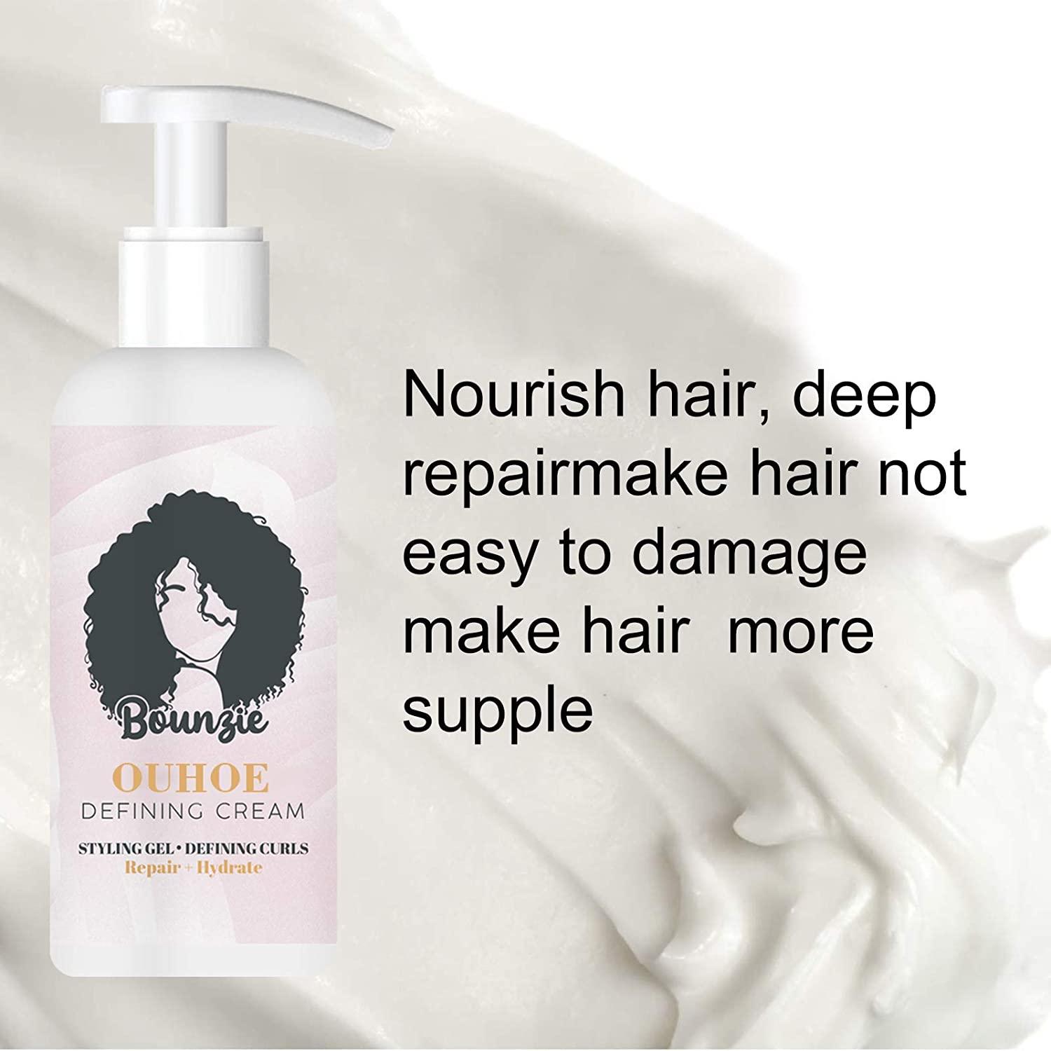 Bounzie Curl Boost Defining Cream - Moisturizing Styling Repair for ...