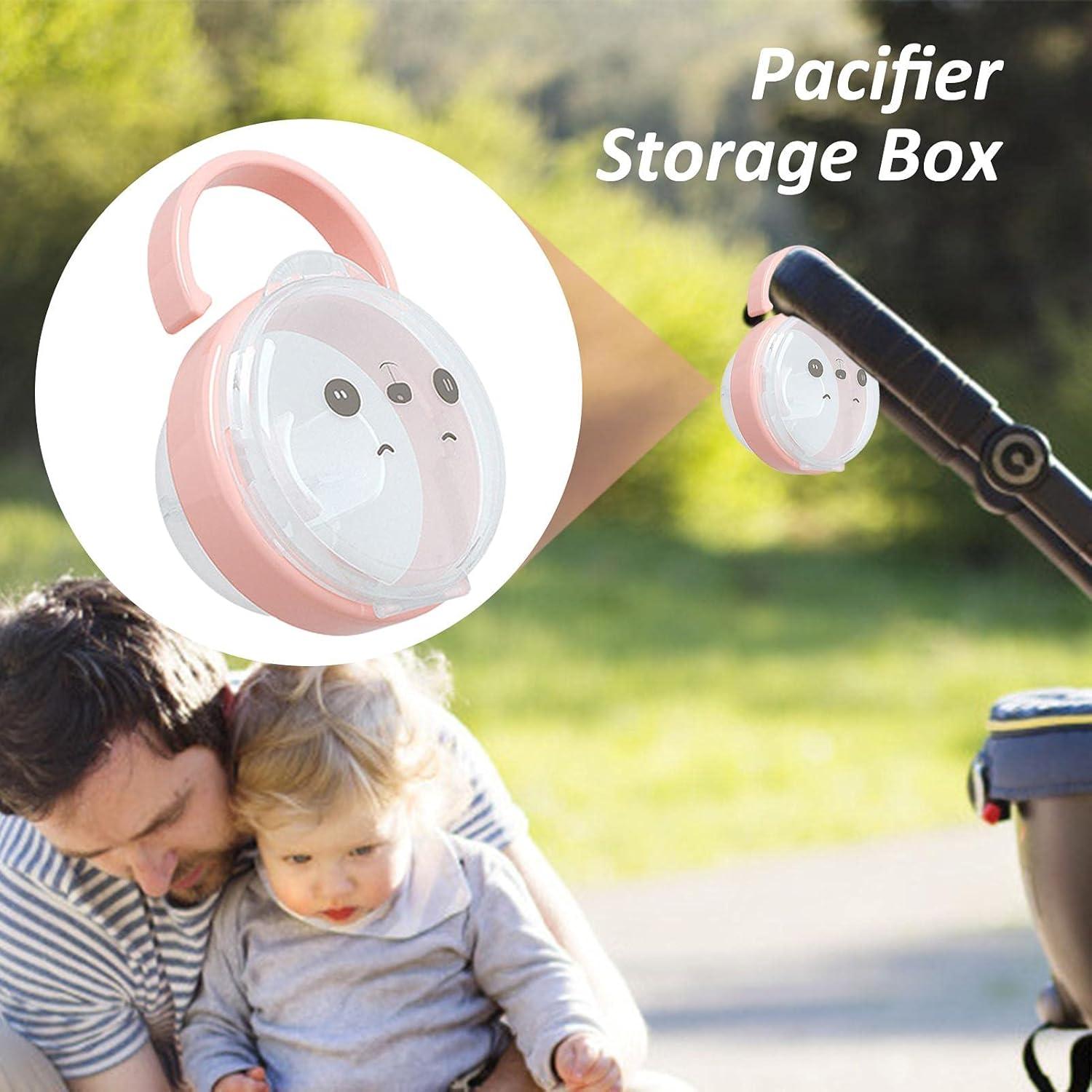 Geranium Baby Dummy Box | Cartoon Pattern Pacifier Storage Container ...