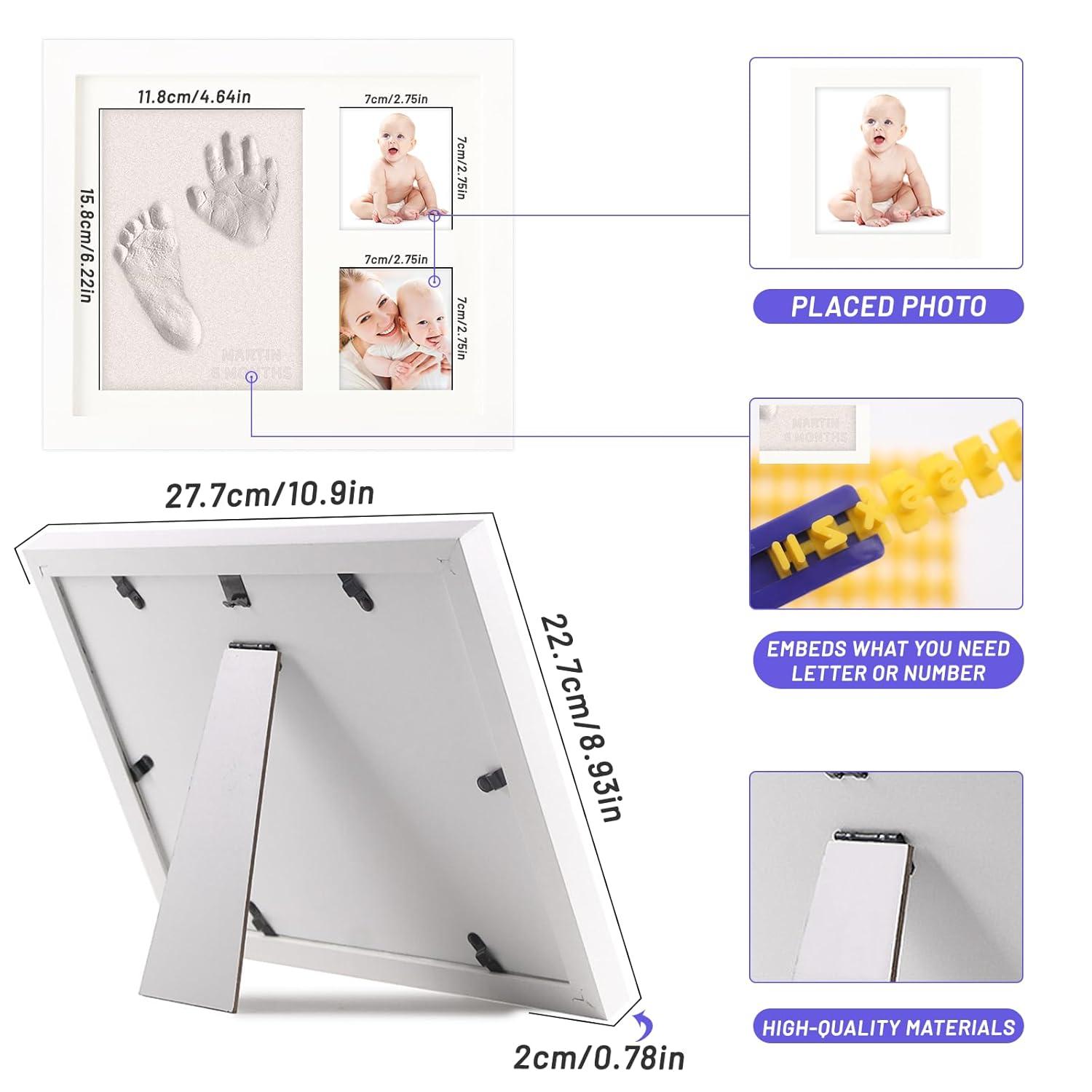 Baby Handprint & Footprint Kit | Plaster Print Baby Impression Set ...
