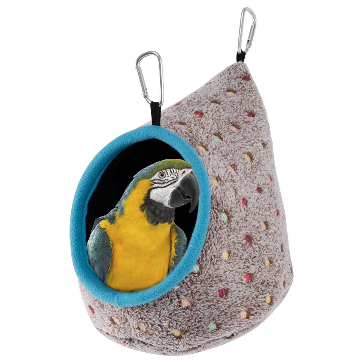 MEWTOGO Winter Warm Bird Nest with Fixable Opening - Plush Snuggle ...