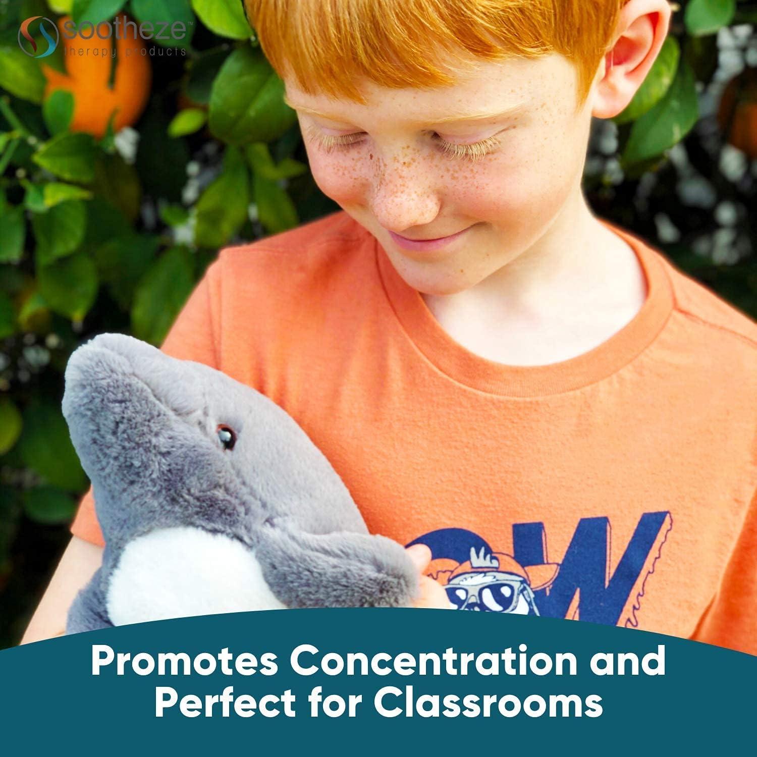 Sootheze Dolphin Scented Stuffed Animal Toy - Microwavable Hot Cold ...