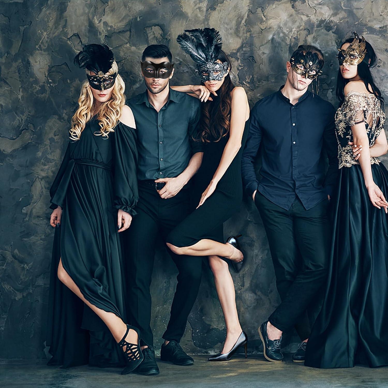 Stobok DIY Masquerade Mask - Blank Eye Masks for Halloween & Cosplay ...