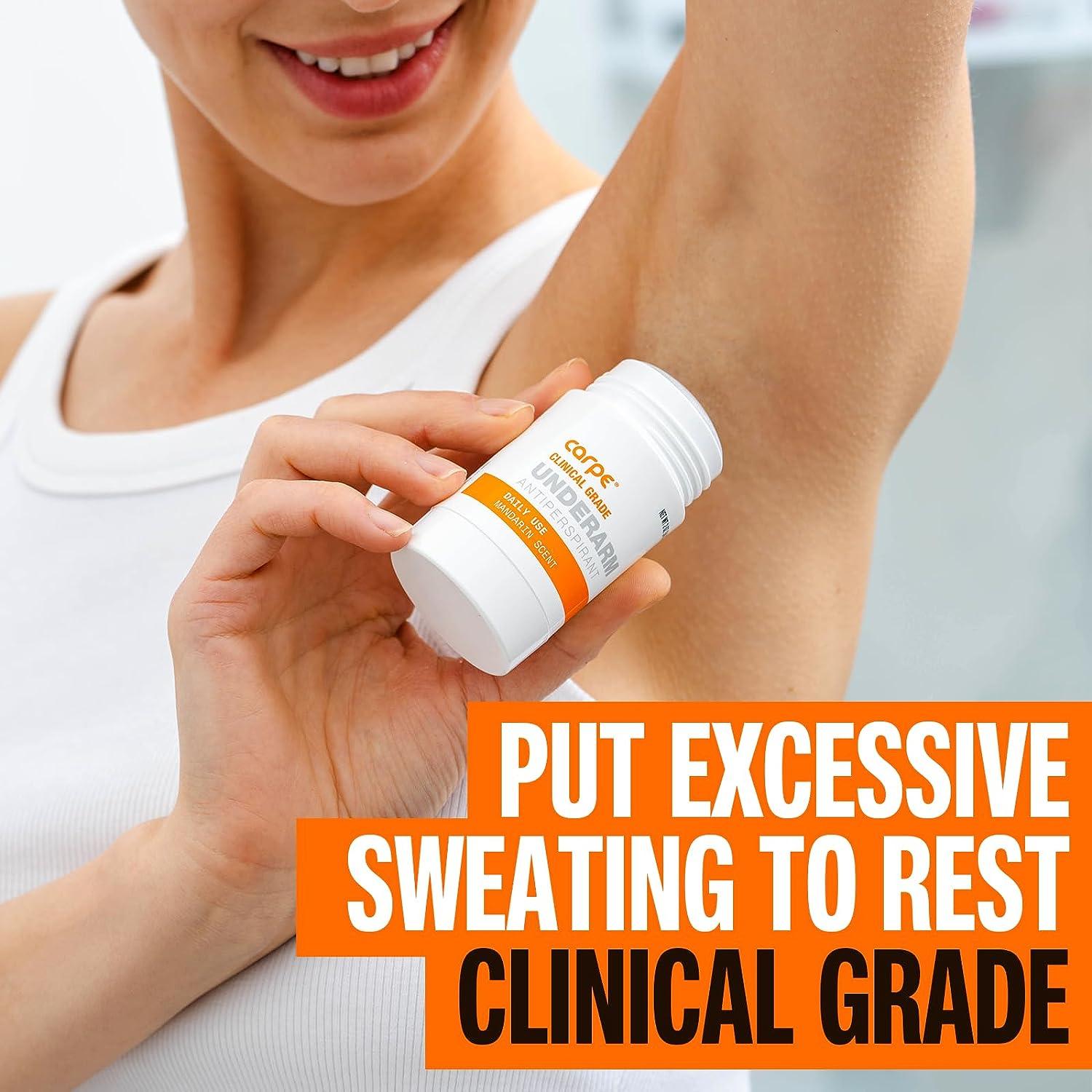 Carpe Clinical Strength Deodorant + Antiperspirant Stick - Combat ...