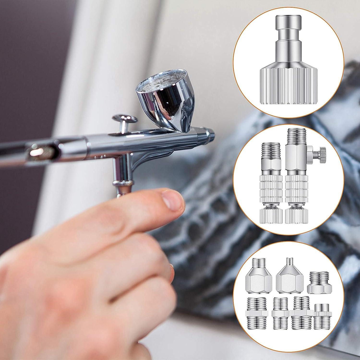 15-Piece Airbrush Quick Release Coupling Adapter Kit for Air Compressor ...