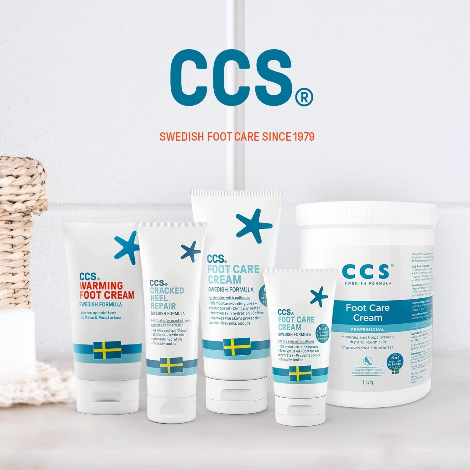 CCS Warming Foot Cream 150ml - Moisturize and Soften Dry Skin with ...