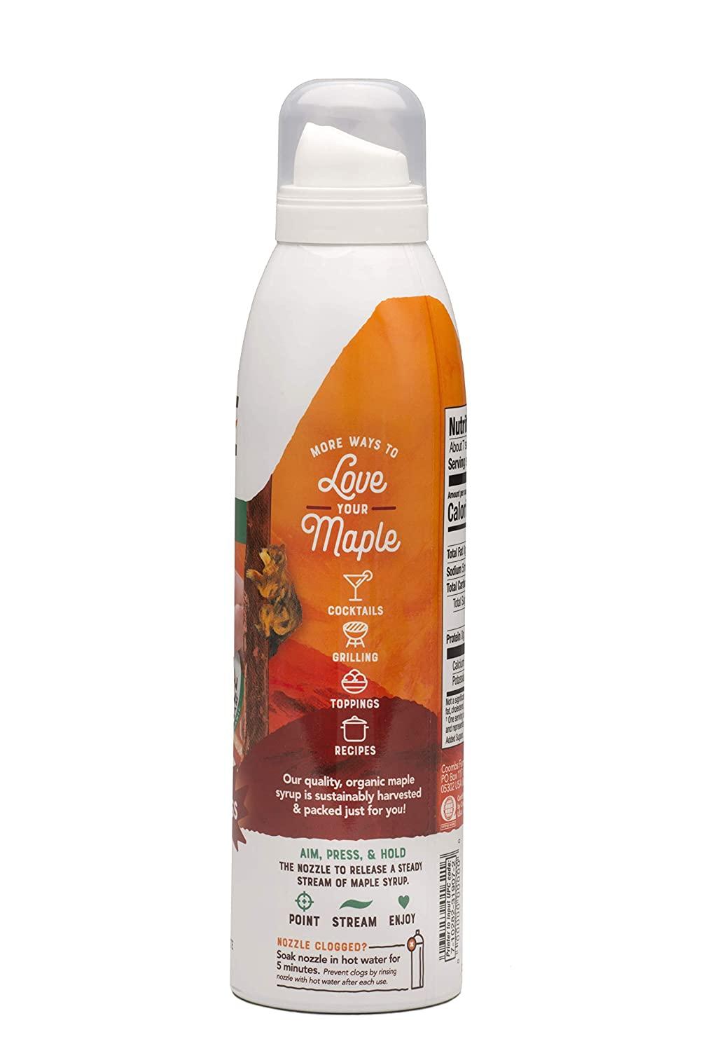 Coombs Family Farms Organic Maple Syrup Spray - Grade A Amber, 7 Fl Oz ...