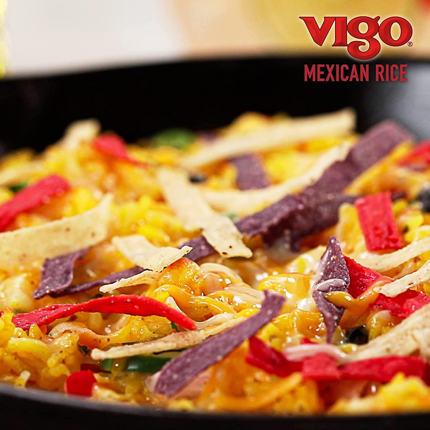 Vigo Authentic Mexican Rice with Corn, No Fat - 8oz (Pack of 12) | Buy ...