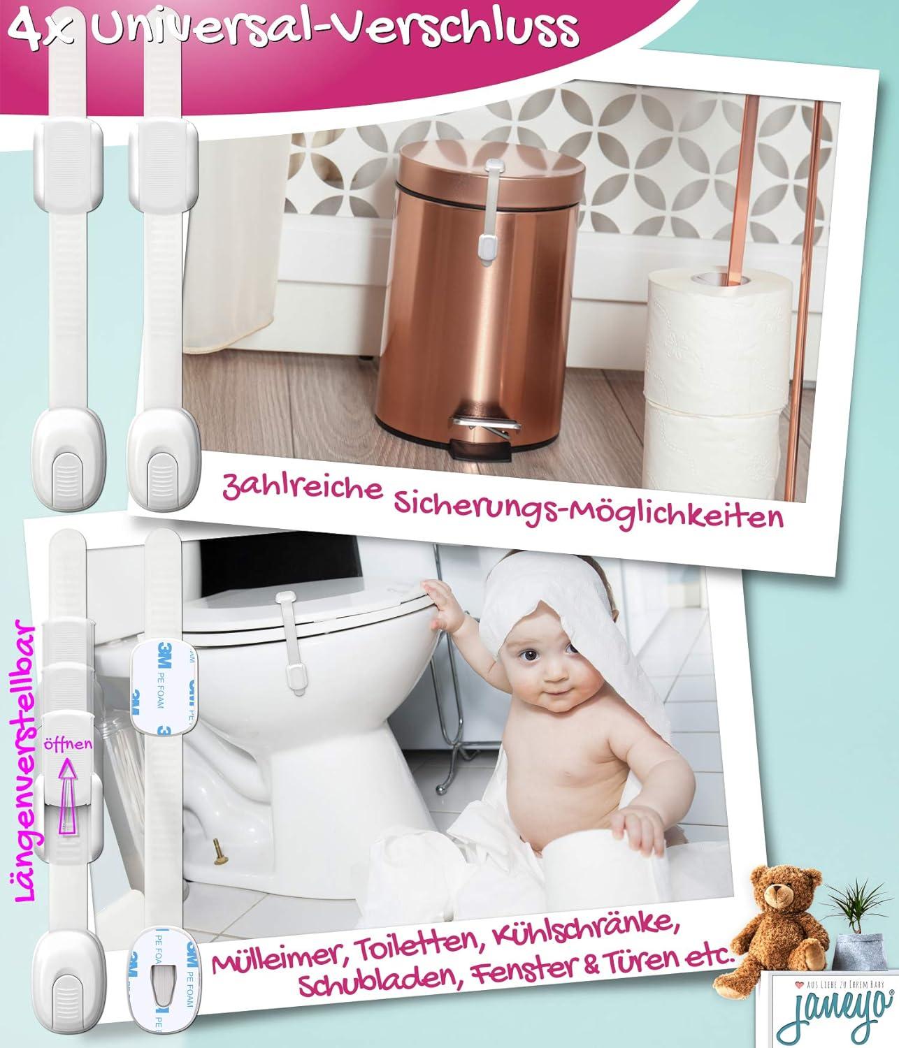 JANEYO Premium Child Safety Set - Cabinet Socket & Edge Protection for ...