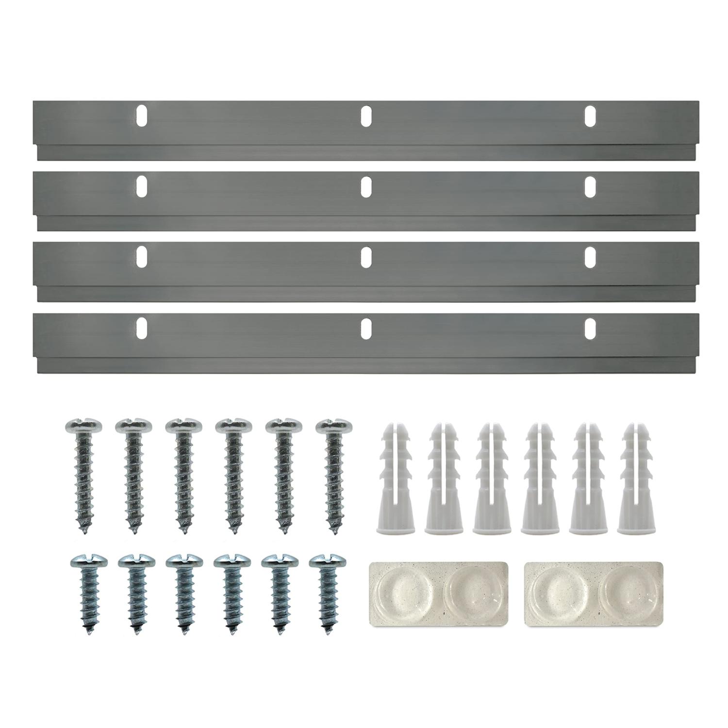 French Cleats 12 inch - Heavy Duty Z Bar Hanger for Pictures, Mirrors ...