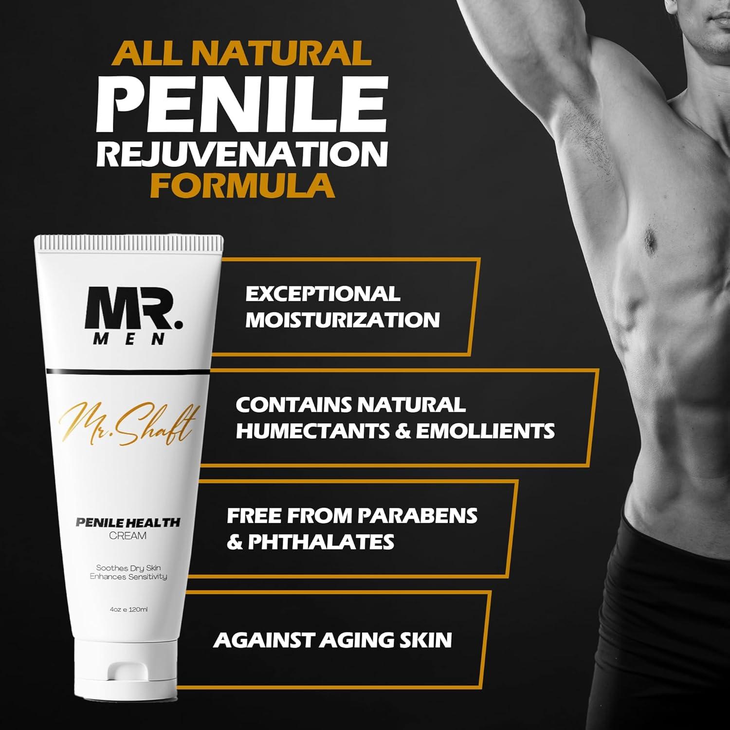 Mr. Men Moisturizing Penile Cream - All Natural Male Health Gel for ...