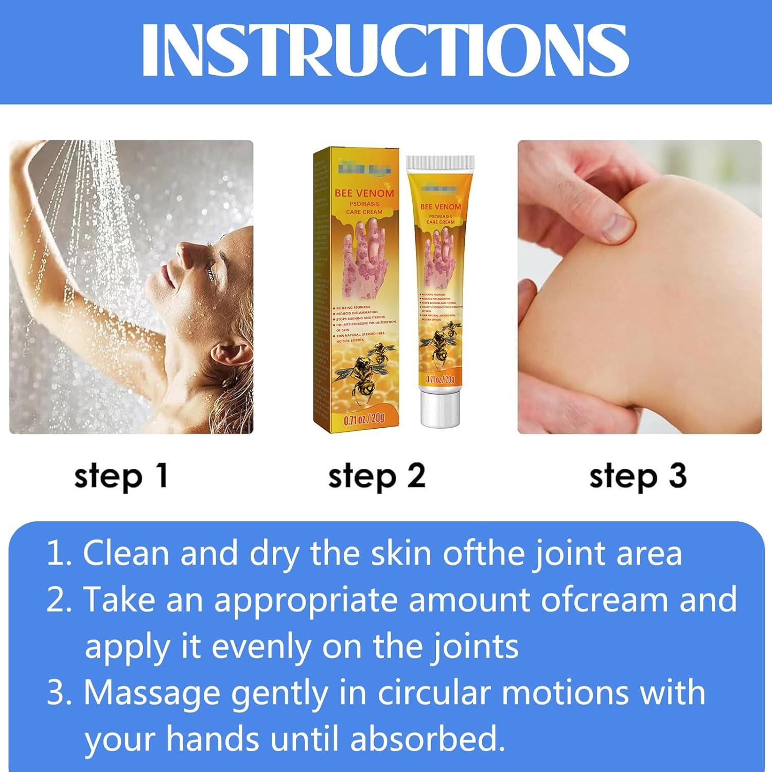 Beeergift Salbe Cream for Psoriasis | Professional Bee Venom Skin ...
