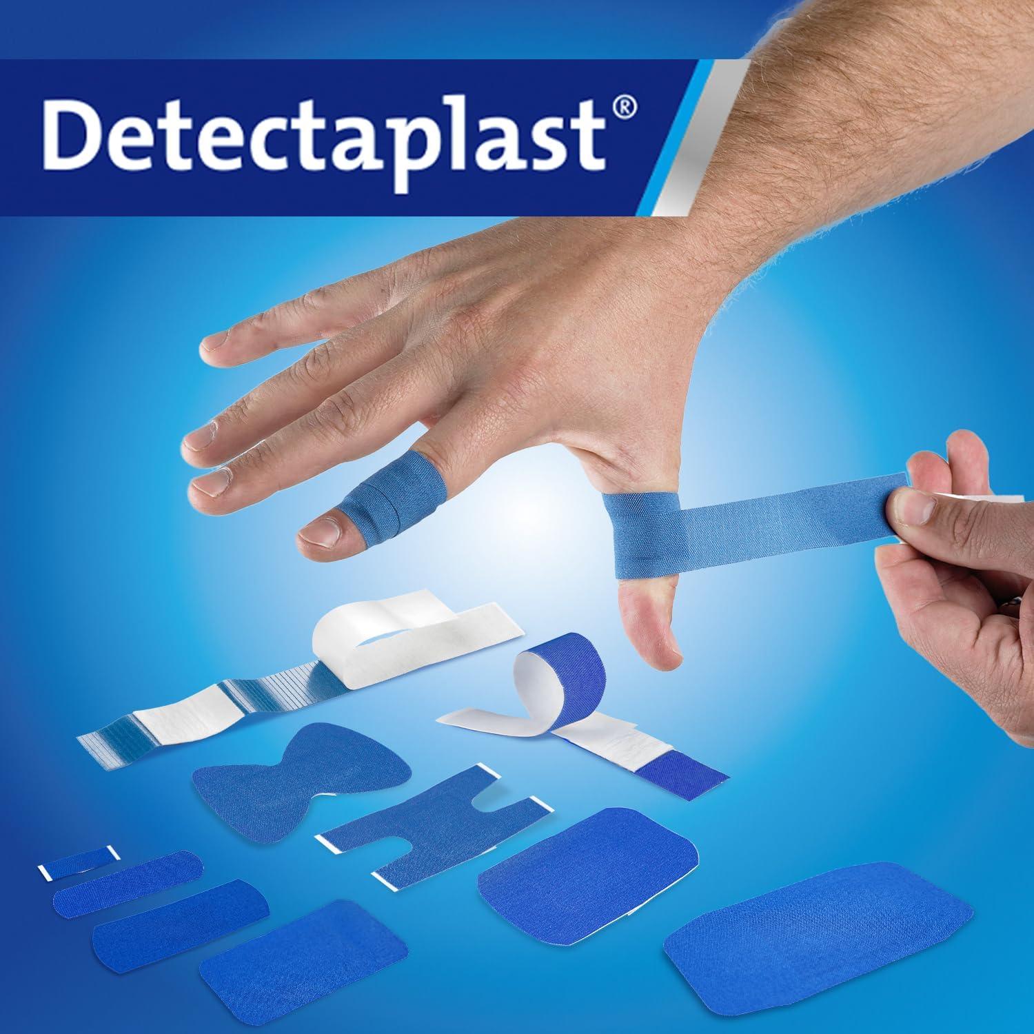 DetectaPlast Waterproof Elastic Pflasters - Blue 50x72mm Detectable ...