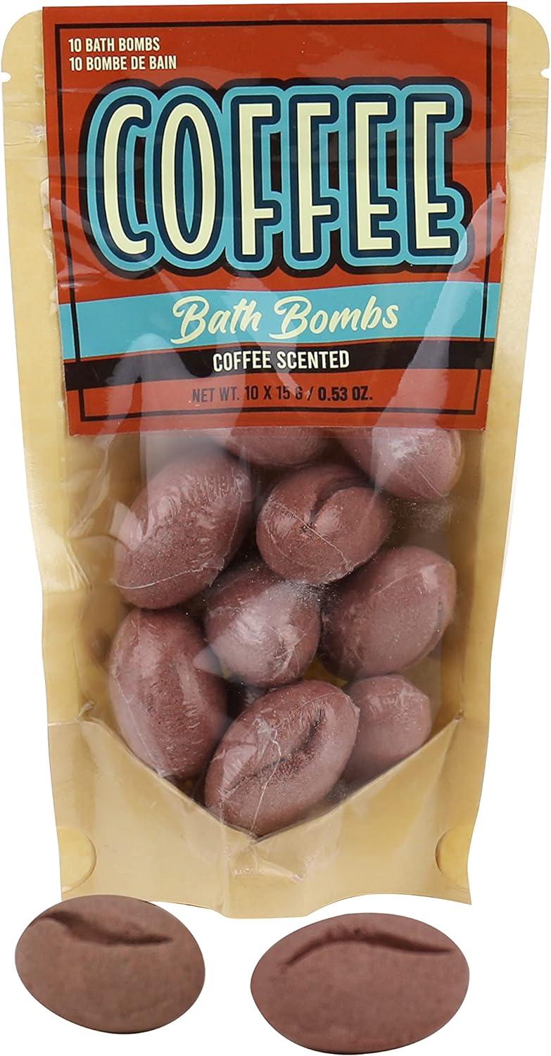 Gift Republic Coffee Bath Bombs 10-Pack - 150g | Infused with Rich ...