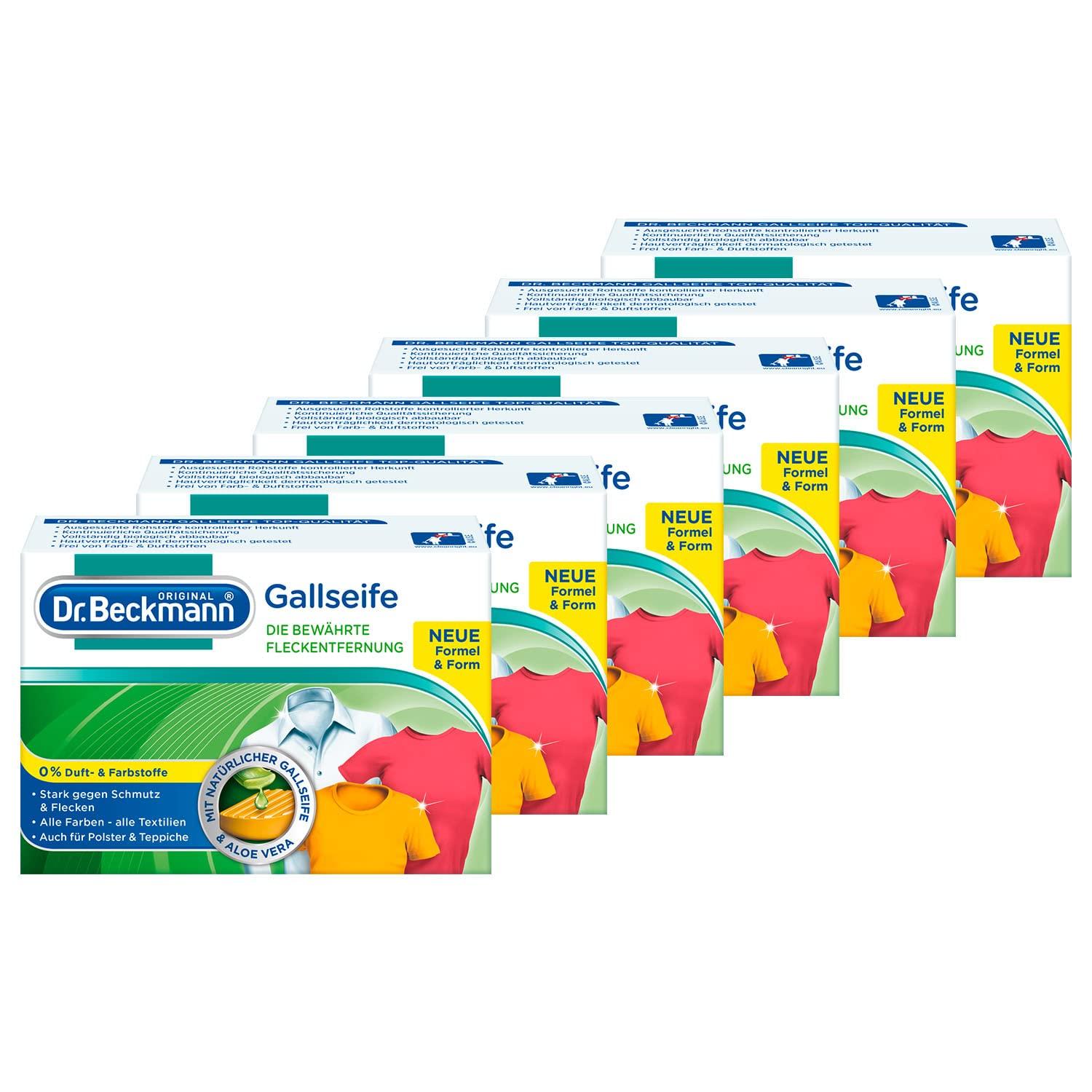 Dr. Beckmann Gall Soap Stain Remover - Natural Fragrance-Free 6-Pack ...