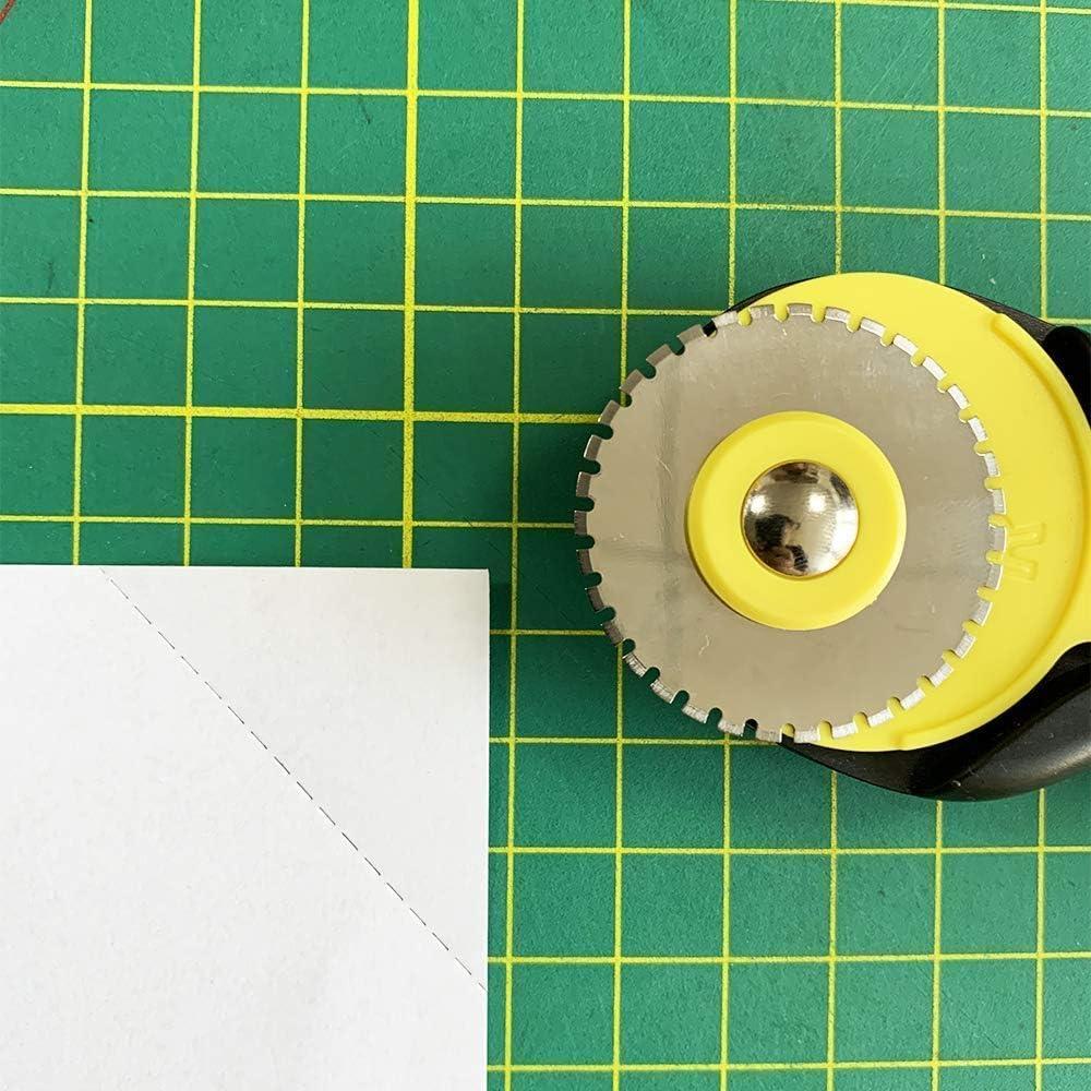 5 Pack 45mm Crochet Edge Skip Blade Perforated Rotary Blades for Paper ...