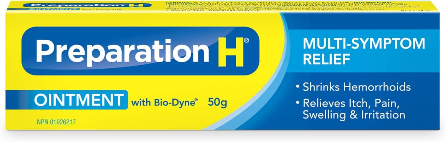 Preparation H Multi-Symptom Hemorrhoid Treatment Ointment with Bio-Dyne ...