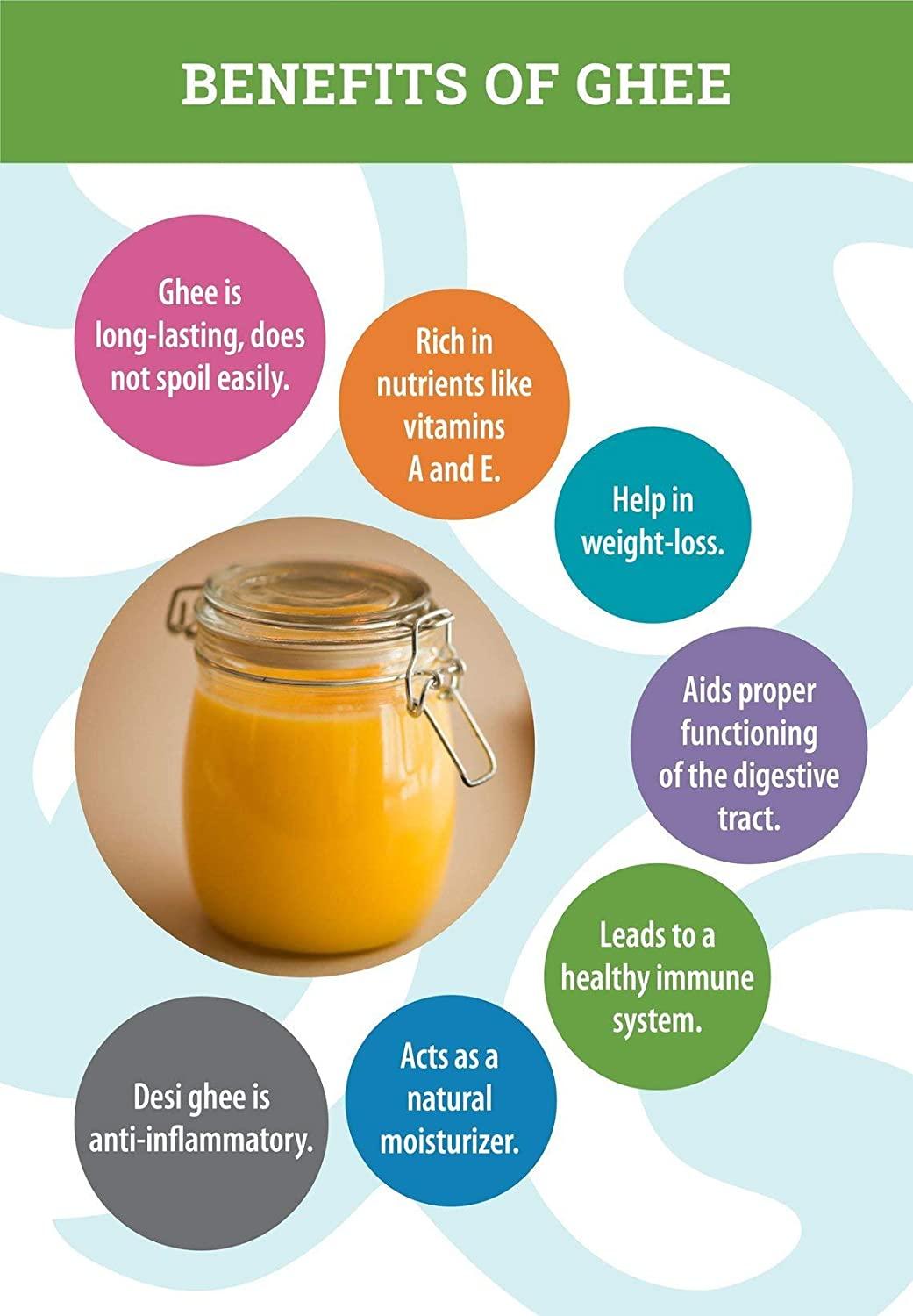 Desi Kitchen DESI GHEE (Clarified Butter) 16oz (1 Pint) By Rani Foods ...