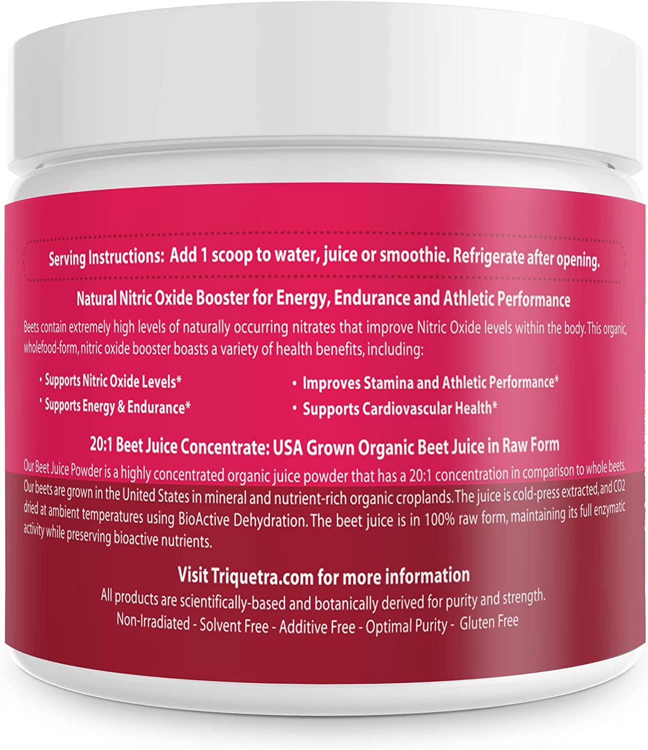 BioBeet Max Strength Beet Root Juice Powder - 20:1 Concentrate, 60 ...