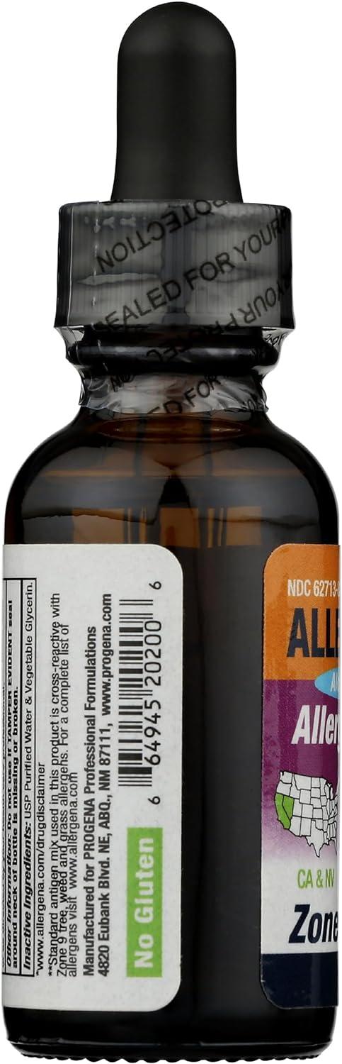 Progena Allergena Zone 9 for Kids - 1 Fl Oz | Natural Allergy Relief ...