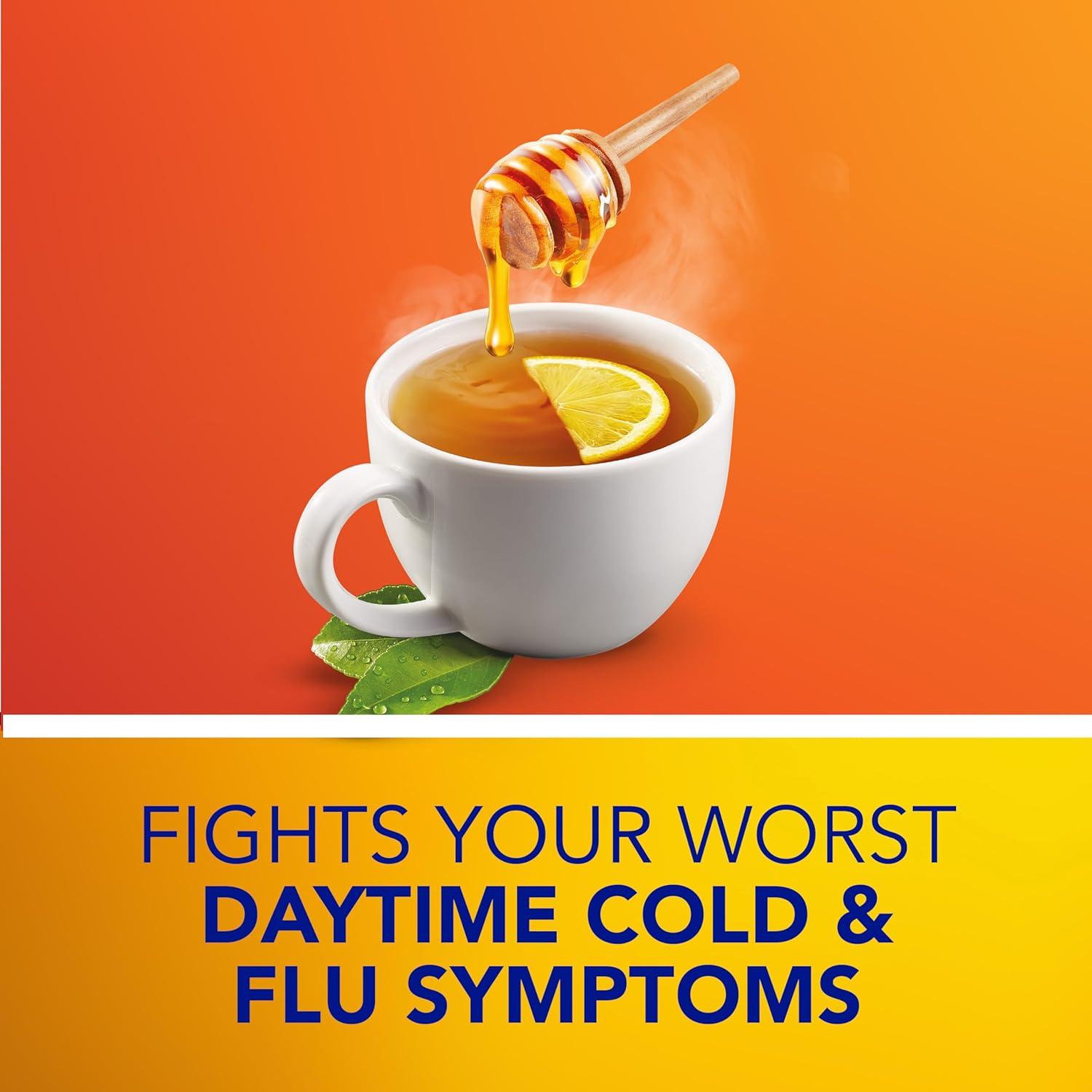 DayQuil Hot Remedy Cold Flu & Congestion Medicine Daytime Non-Drowsy ...