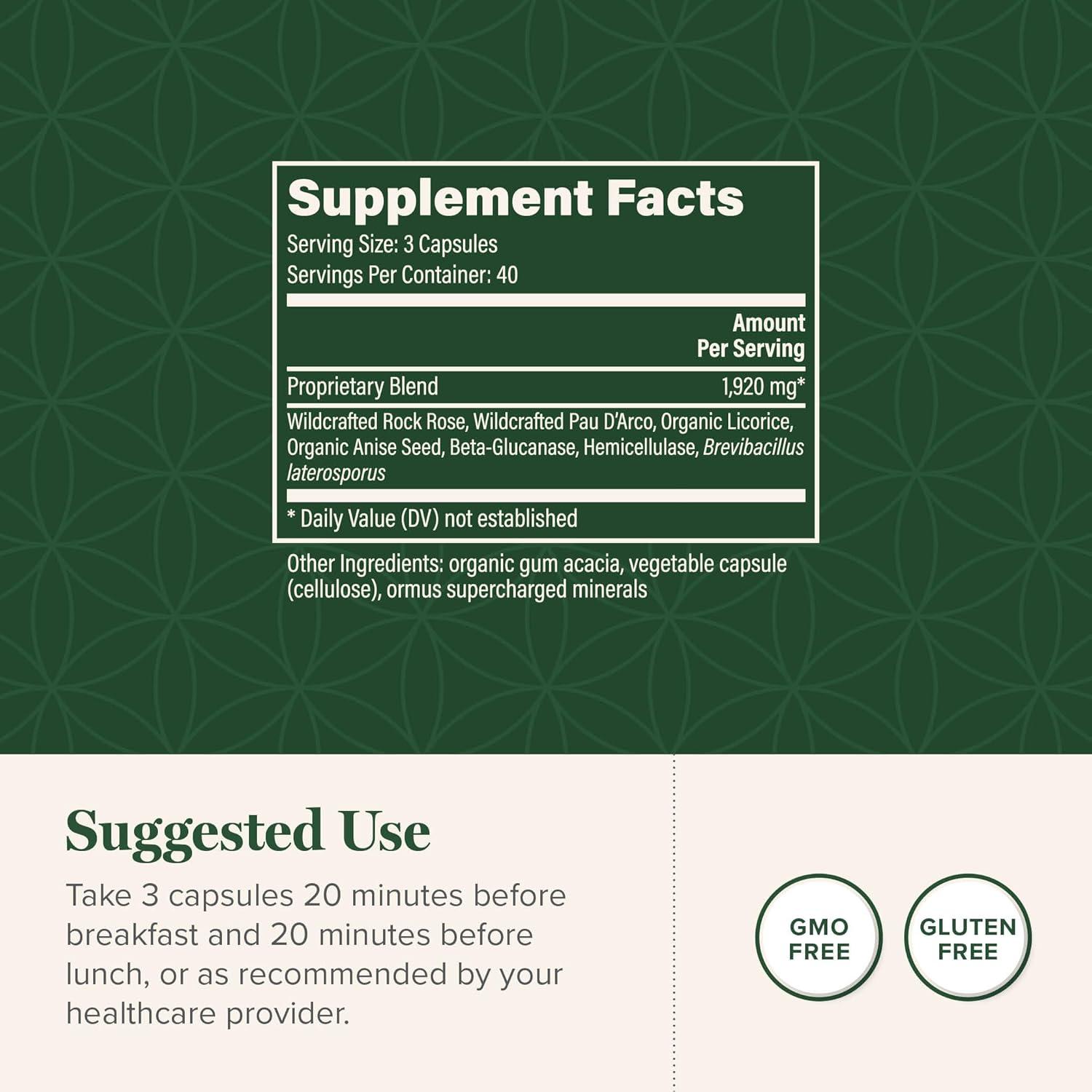 Global Healing Mycozil - Vegan Candida Cleanse & Detox Supplement for ...