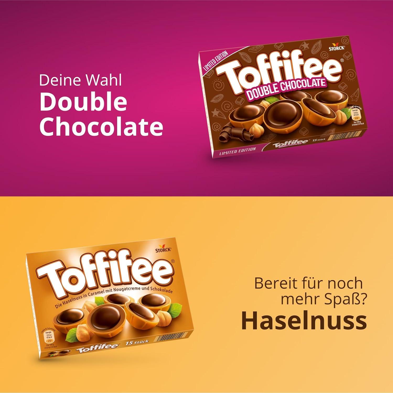Toffifee Double Chocolate - Hazelnut & Caramel - 125g - Indulge in ...