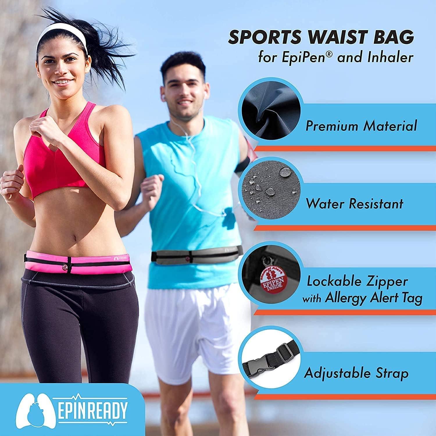 Epipen Waist Belt With Medical Alert Tag Epipen Fanny Pack Sports
