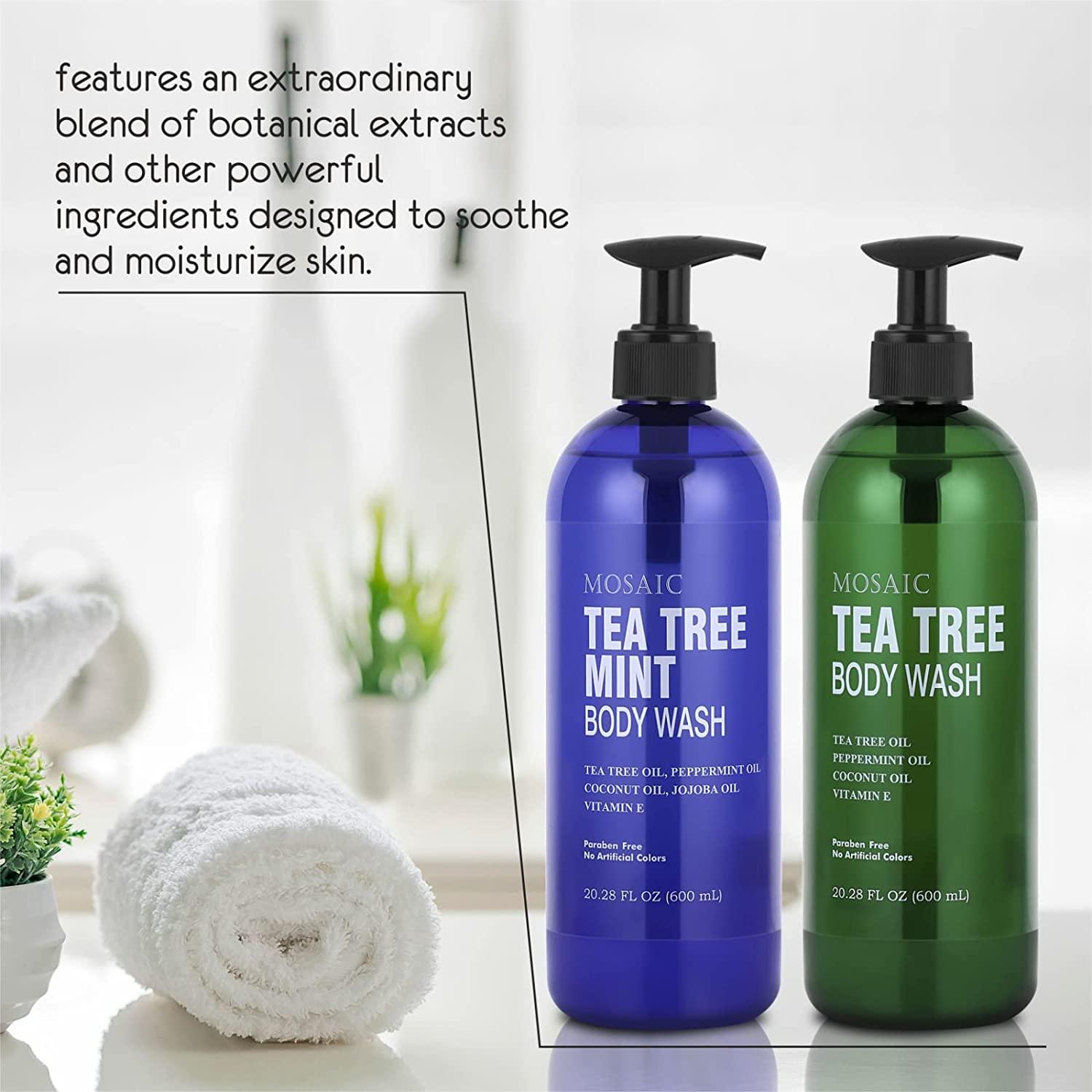 Tea Tree Body Wash & Shower Gel for Jock Itch, Eczema, Ringworm, Body ...