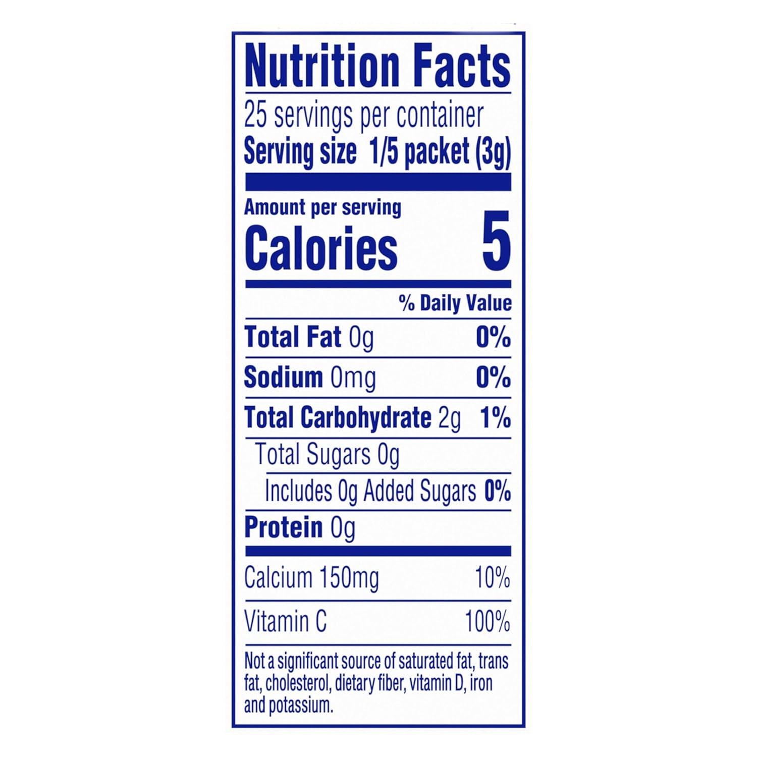 Crystal Light Classic Orange Powdered Drink Mix - 60 ct Pack, Sugar ...