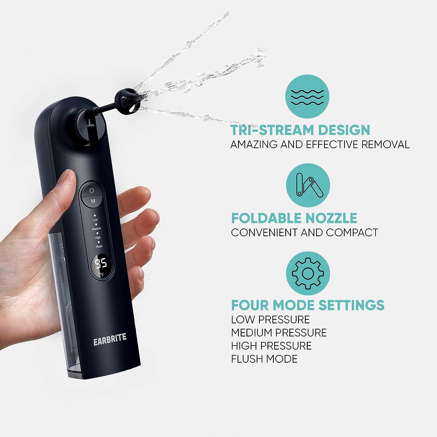 Water Powered Ear Cleaner - Ear Wax Removal Tool - Safe & Effective ...