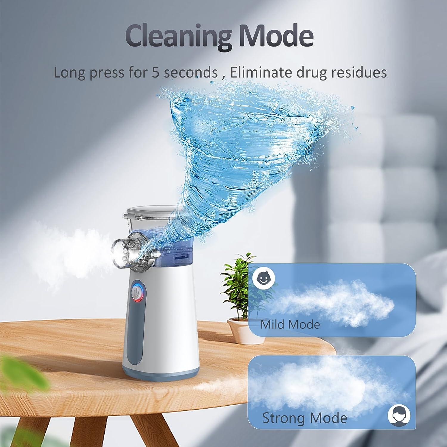 Portable Nebulizer Machine for Kids and Adults - Handheld Steam Inhaler ...