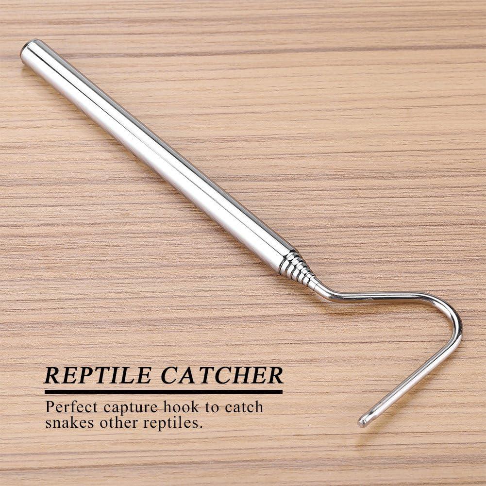 Stainless Steel Snake Hook - Extendable 16.5-68cm - Reptile Catcher ...