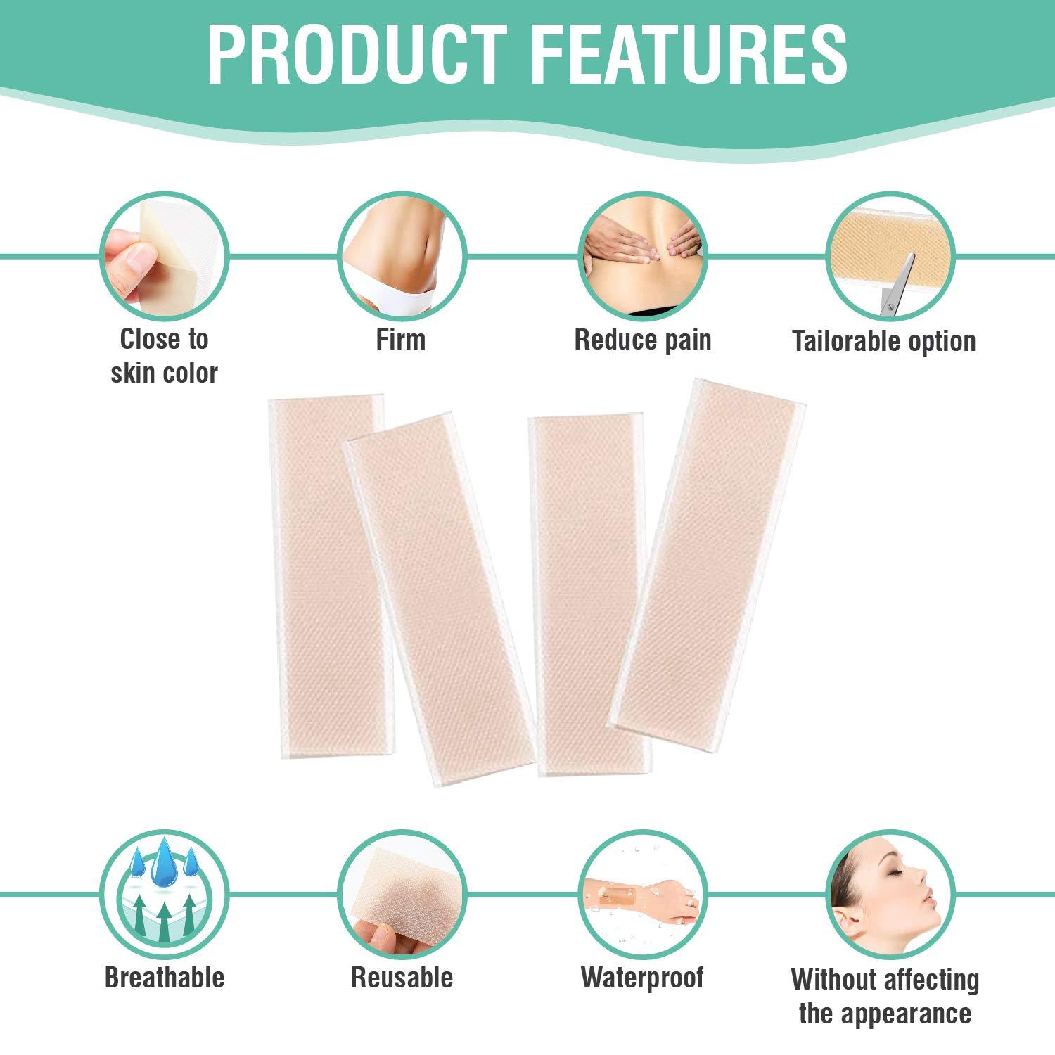 Silicone Scar Removal Sheets - Reusable & Washable for Surgery, Stretch ...
